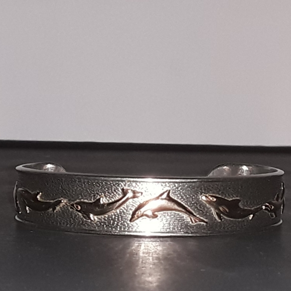 Kabana | Jewelry | Kabana Sterling 4k Gold Dolphin Cuff Bracelet | Poshmark